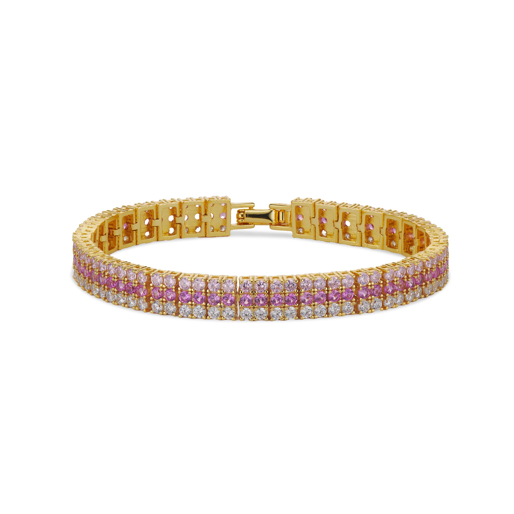 Delaney Pink Tennis Bracelet | EP Jewels – ep jewels
