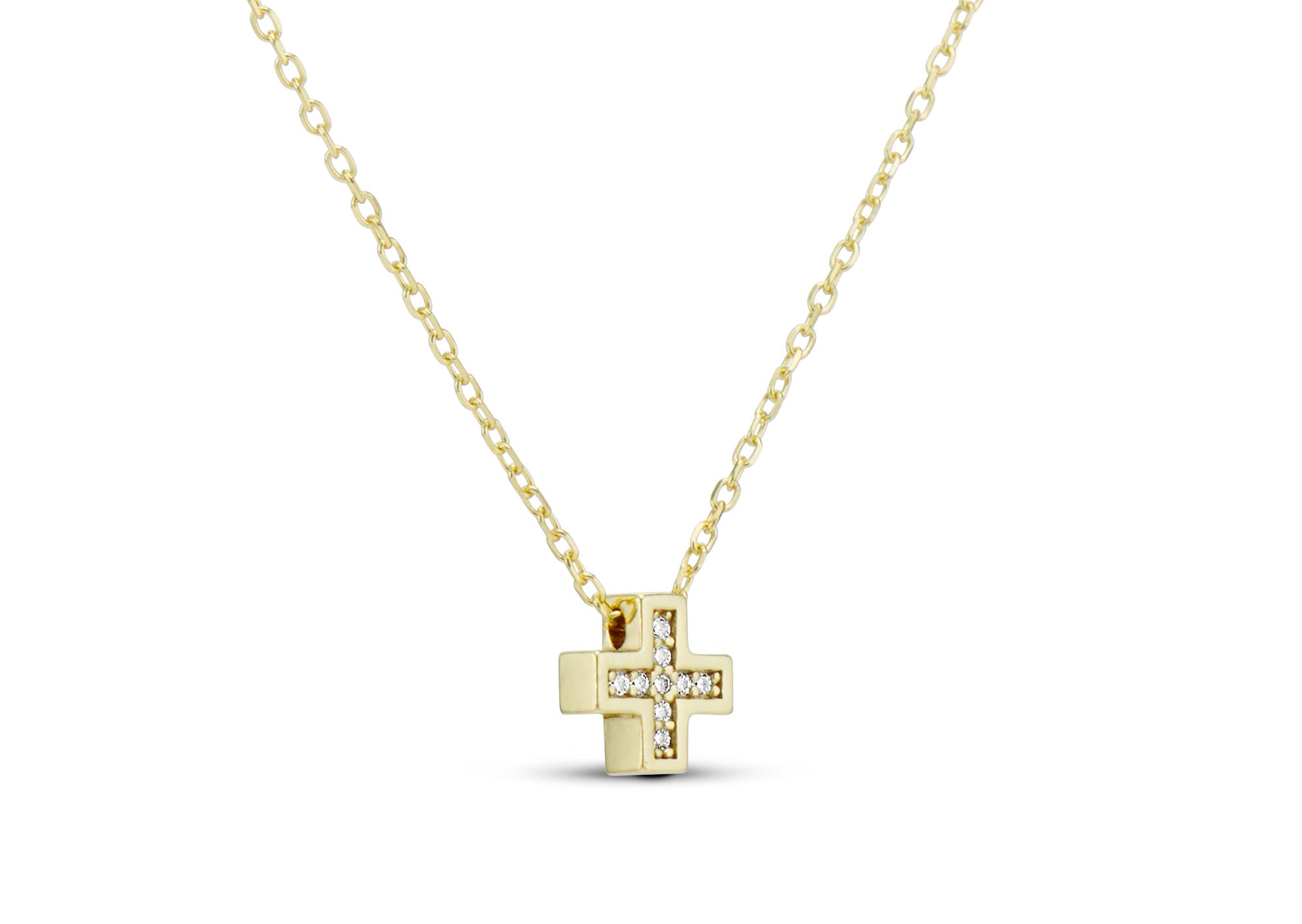 BABY CROSS NECKLACE – EP JEWELS